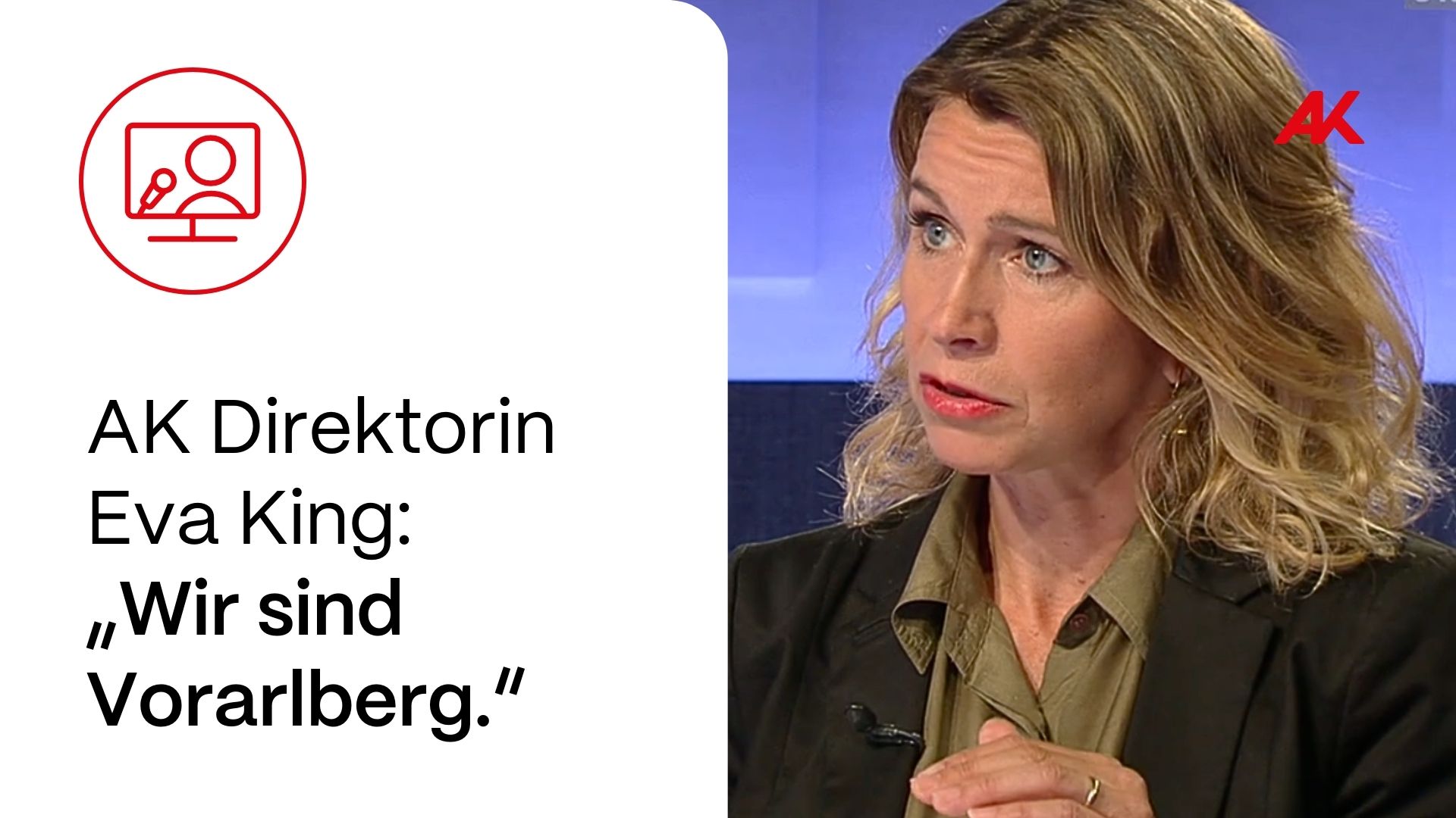 ORF Interview mit AK Direktorin Eva King | AK Vorarlberg