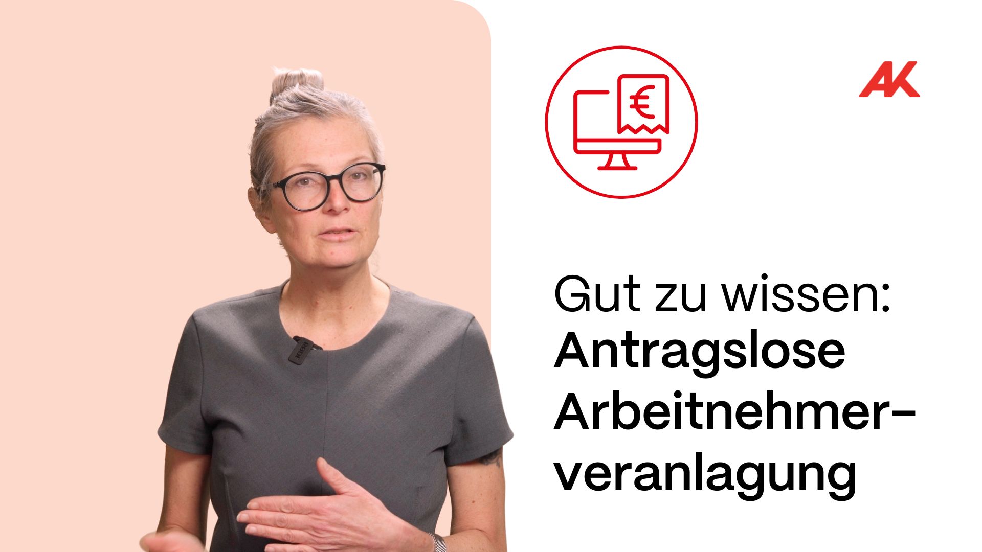 AK Expertenvideo: Antragslose ANV | AK Vorarlberg